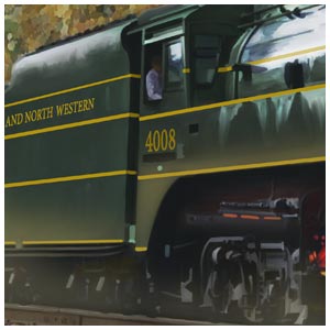 Chicago & North Western Class E-4 – Mark Karvon Art Studios