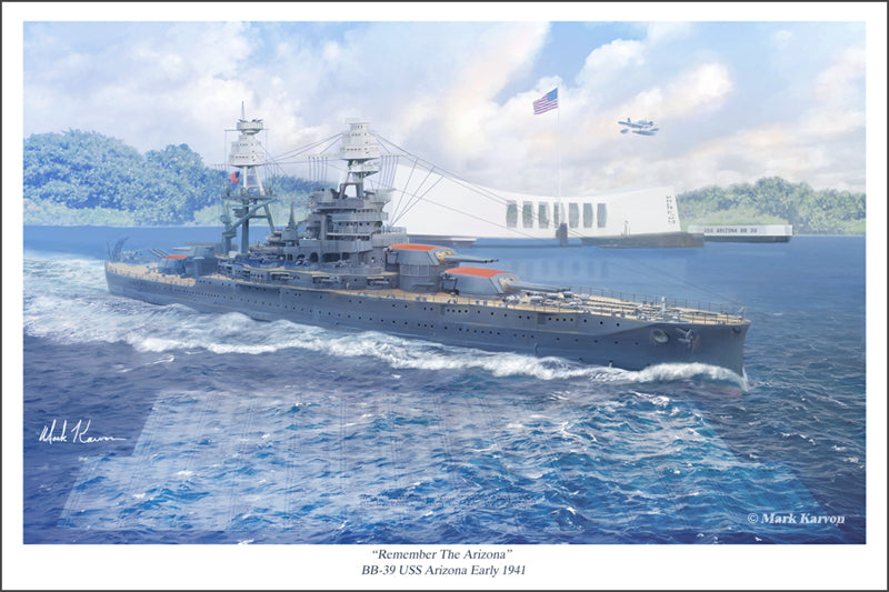 USS Arizona BB 39 - "Remember The Arizona" Special Edition – Mark ...
